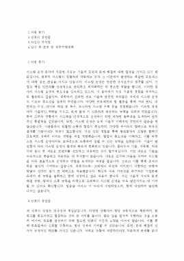 크레텍책임_시스템 운영_BEST 우수 자기소개서-1페이지