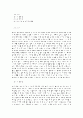 부산외국어대학교 대학원 한국어번역학과 학업계획서 BEST 우수-1페이지