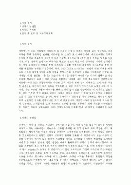 깨끗한나라 O2O영업팀 직무 BEST 우수 자기소개서 자소서-1페이지
