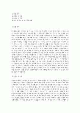 KT엠모바일_정산_BEST 우수 자기소개서-1페이지