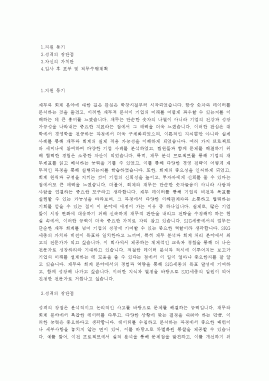 SJG세종_(SJG세정) 재무_회계_BEST 우수 자기소개서-1페이지