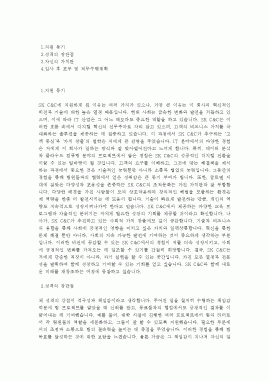 SK C&C BEST 우수 자기소개서 자소서-1페이지