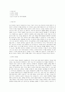 SK 주식회사 C&C_BEST 우수 자기소개서-1페이지