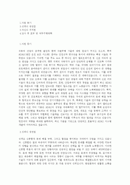만도_ADAS 센서 Calibration 및 신호처리 S_W 개발_BEST 우수 자기소개서-1페이지