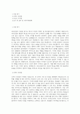 대성산업_IR_BEST 우수 자기소개서-1페이지