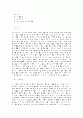 서울씨알오_CR-CRA_BEST 우수 자기소개서-1페이지