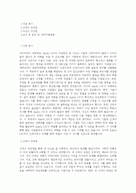 네이버_Apollo CIC_BEST 우수 자기소개서-1페이지