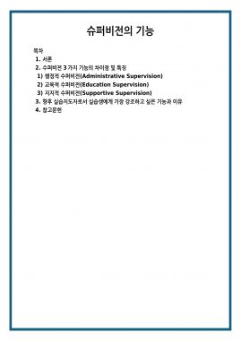 슈퍼비전의 기능 (1)-1페이지