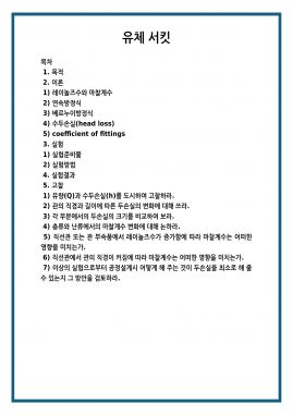 유체 서킷 레포트 자료-1페이지