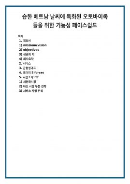 습한 베트남 날씨에 특화된 오토바이족 들을 위한 기능성 페이스쉴드-1페이지