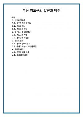 부산 영도구의 발전과 비전-1페이지