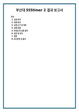 부산대 555timer 2 결과 보고서-1페이지