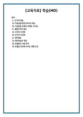 [교육자료] 학습(HO)-1페이지