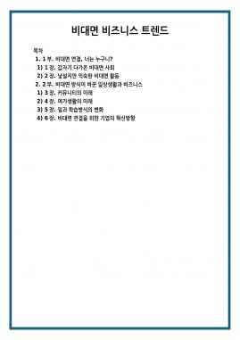 비대면 비즈니스 트렌드 (1)-1페이지