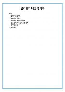 멀리뛰기 대장 캥거루-1페이지