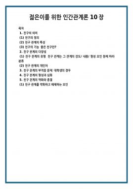 젊은이를 위한 인간관계론 10장-1페이지