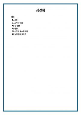 점결함 레포트 자료-1페이지