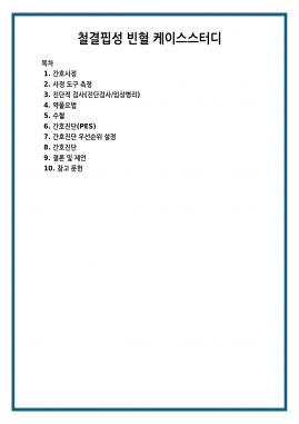 철결핍성 빈혈 케이스스터디-1페이지