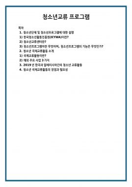 청소년교류 프로그램-1페이지