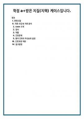치질(치핵) 케이스입니다.-1페이지