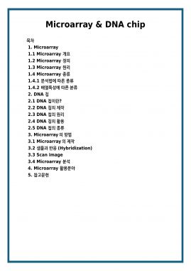 Microarray & DNA chip-1페이지
