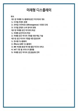 미래형 디스플레이-1페이지