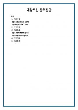 대상포진 간호진단 (1)-1페이지