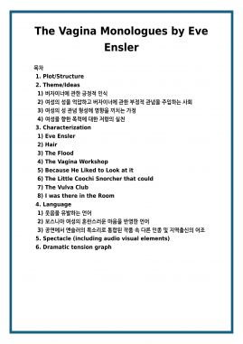 The Vagina Monologues by Eve Ensler-1페이지