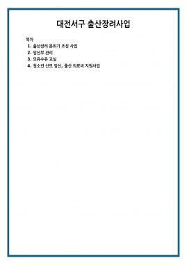 대전서구 출산장려사업-1페이지