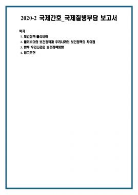 2020-2 국제간호_국제질병부담 보고서-1페이지