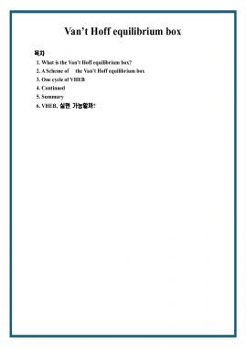 Van’t Hoff equilibrium box-1페이지