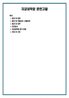자궁내막암 문헌고찰 (2)-1페이지