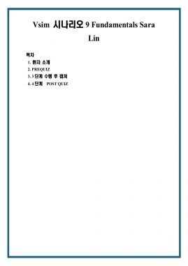 Vsim 시나리오9 Fundamentals Sara Lin-1페이지