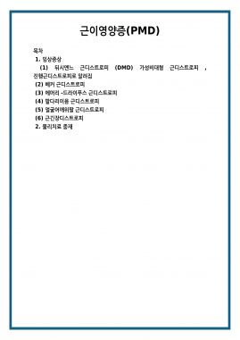 근이영양증(PMD)-1페이지