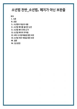 소년법 찬반_소년법, 폐지가 아닌 보완을-1페이지