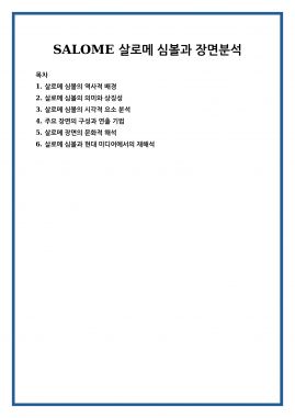 SALOME 살로메 심볼과 장면분석-1페이지