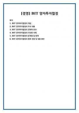 [경영] BIT 양자투자협정-1페이지