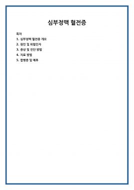 심부정맥 혈전증-1페이지