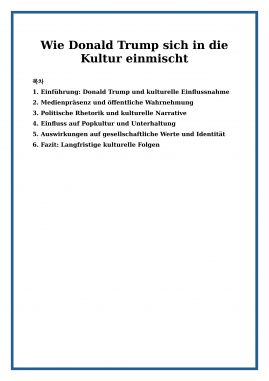 Wie Donald Trump sich in die Kultur einmischt-1페이지