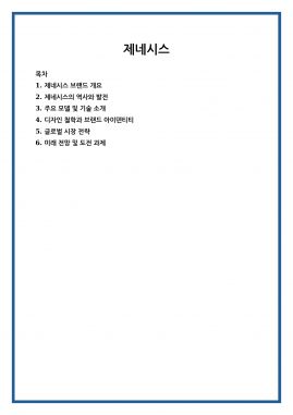 제네시스 레포트 자료-1페이지