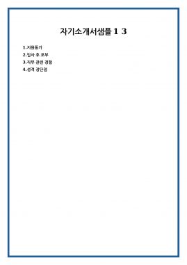 자기소개서샘플1 3-1페이지