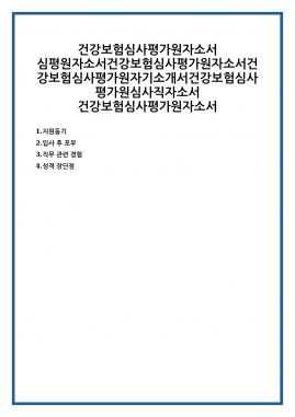 건강보험심사평가원자소서 심평원자소서건강보험심사평가원자소서건강보험심사평가원자기소개서건강보험심사평가원심사직자소서-1페이지