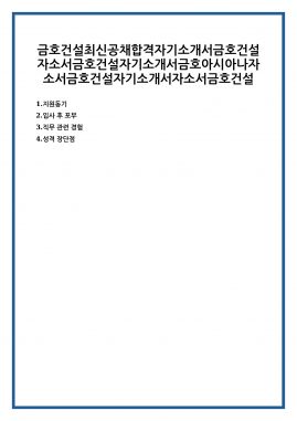 금호건설최신공채합격자기소개서금호건설자소서금호건설자기소개서금호아시아나자소서금호건설자기소개서자소서금호건설-1페이지