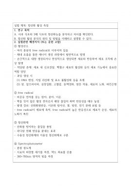 항산화 활성 비교 실험 보고서 – 사과식초 vs 3배식초-1페이지