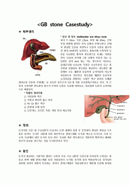담낭절제술 케이스스터디-1페이지