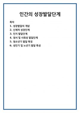 인간의 성장발달단계-1페이지