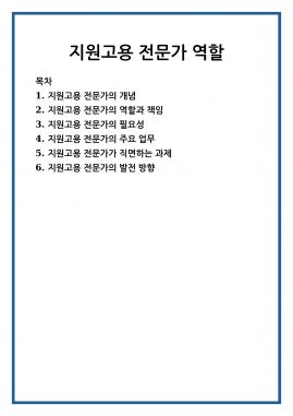 지원고용 전문가 역할-1페이지