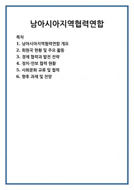 남아시아지역협력연합-1페이지