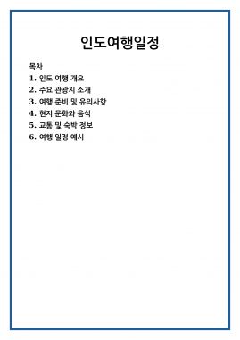 인도여행일정-1페이지