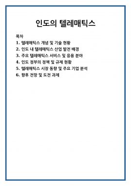 인도의 텔레매틱스-1페이지
